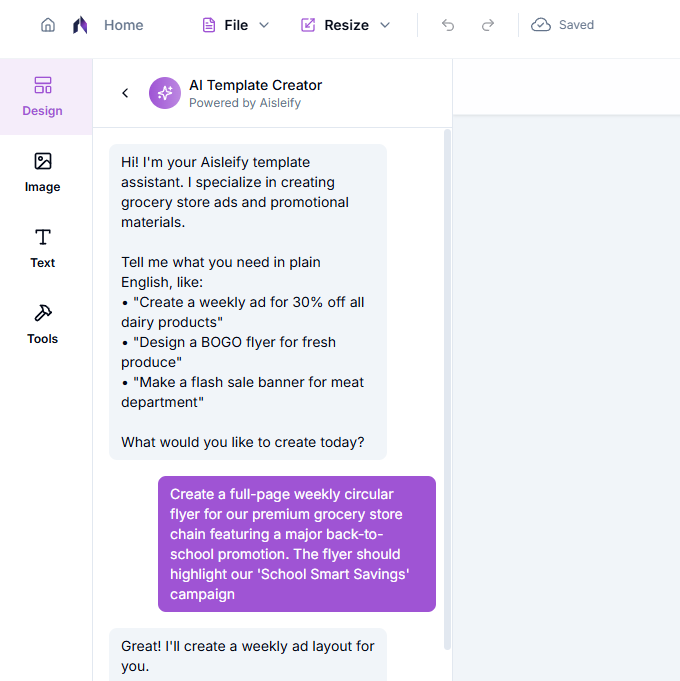 Aisleify - AI-Powered Grocery Ads in Minutes